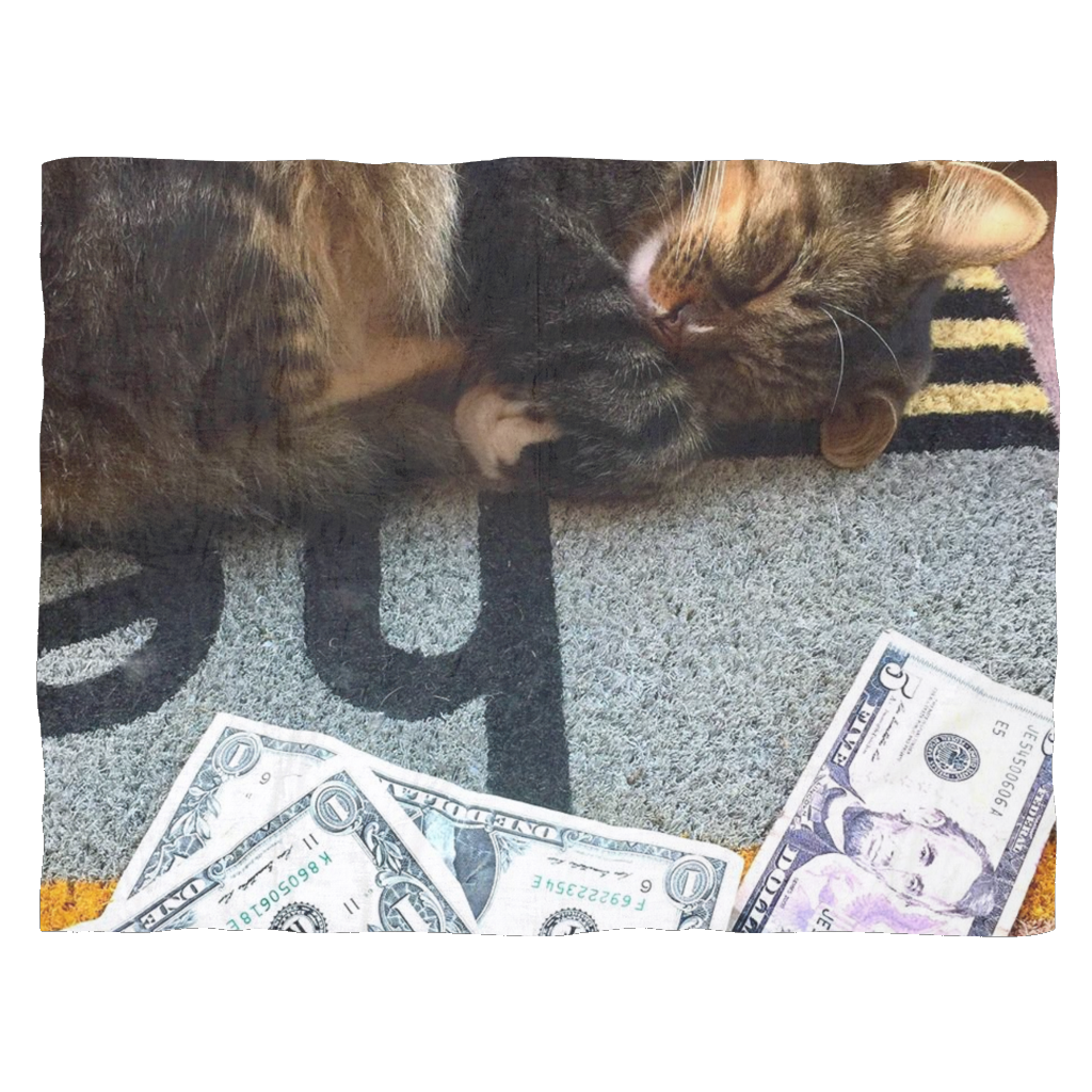 Dreaming Of Money Fleece Blanket Small 40 X 30 Also Available In Med dreaming-of-money-fleece-blanket-small-40-x-30-also-available-in-med